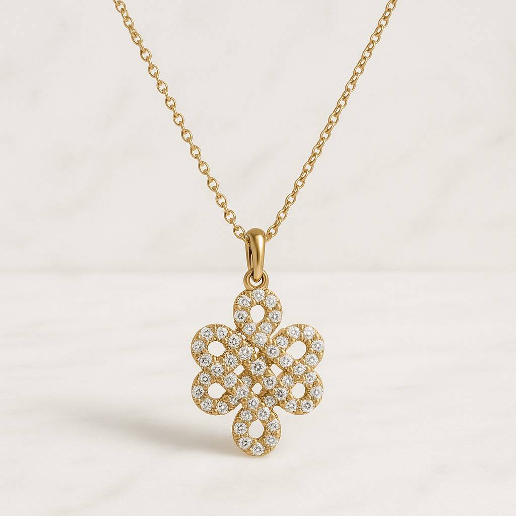 infinity knot necklace